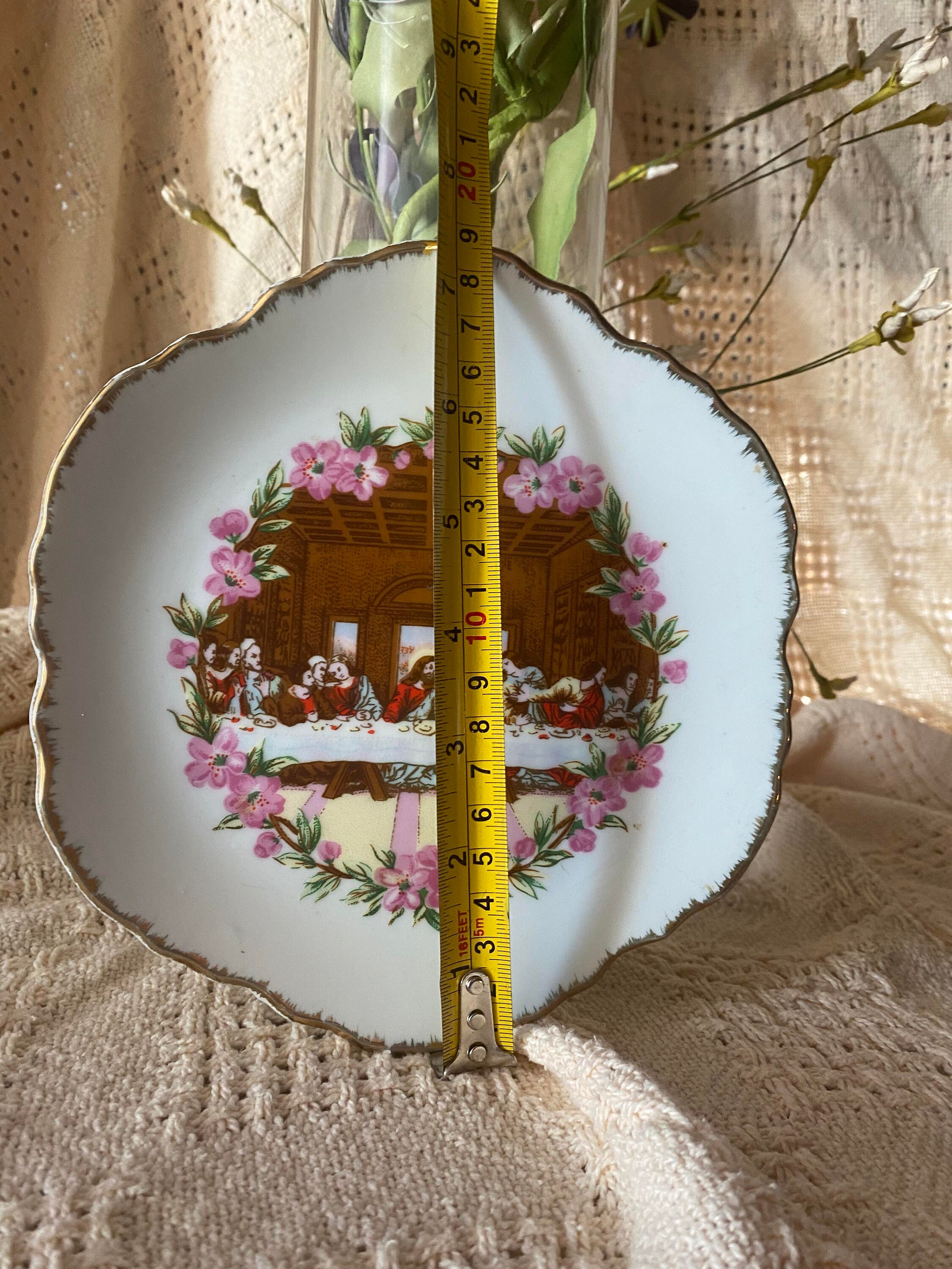 Vintage Last Supper Porcelain Decorative Plate. - Etsy