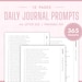 365 Journal Prompts Bundle Printable Journal Prompts Self Care Beginner ...