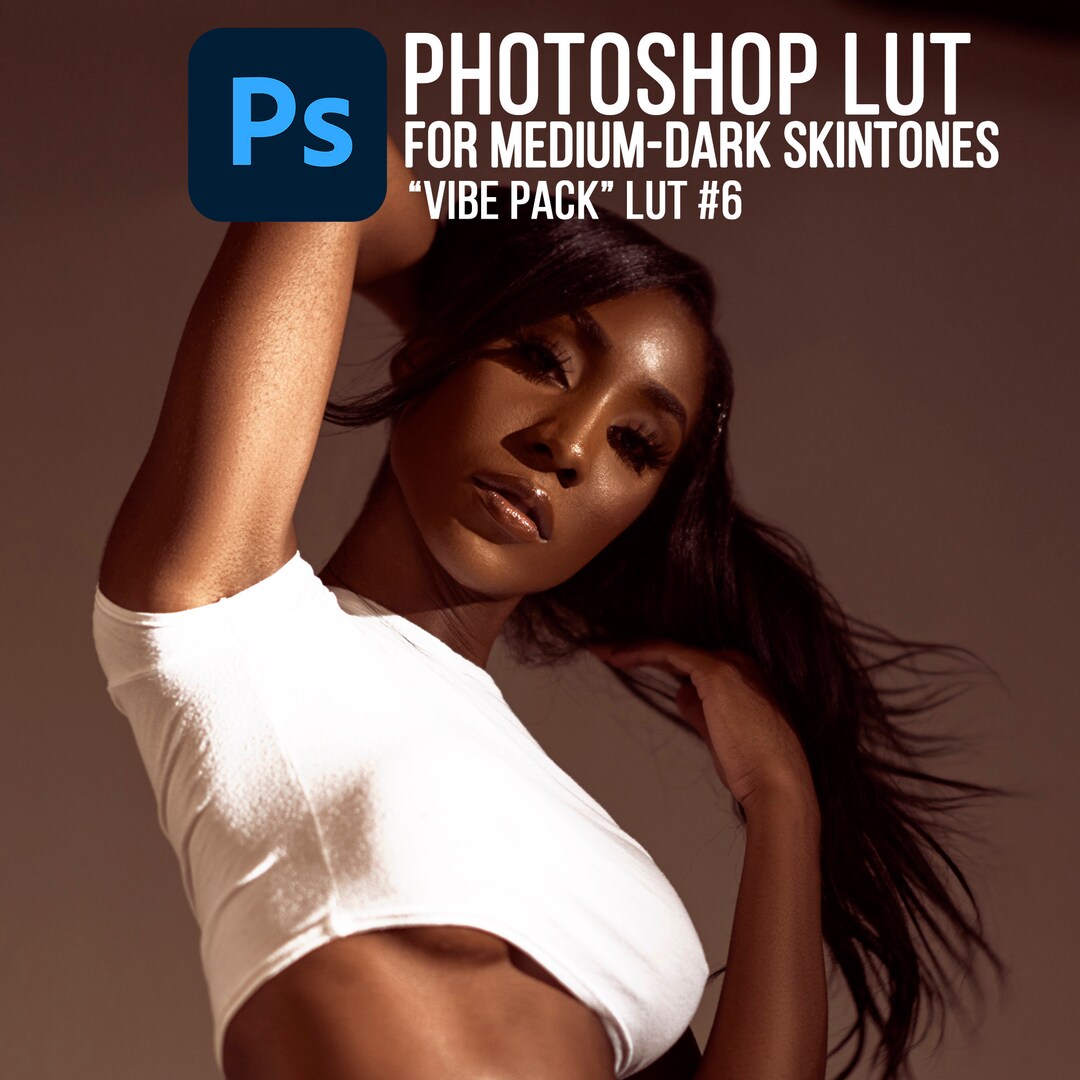 PS LUT #6, Brown-dark Skintones, Portrait LUT for Photoshop (from Vibe Luts Pack) - Etsy