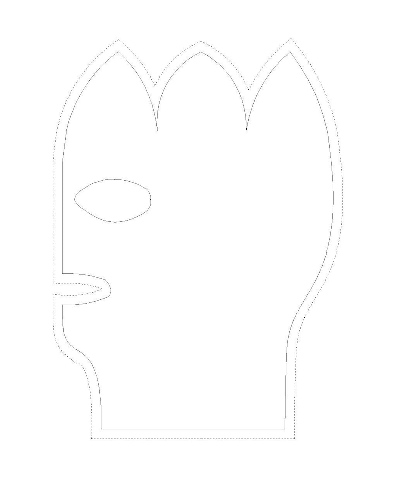 Ski Mask Pattern, Balaclava, Winter Mask PDF Digital Sewing Pattern ...