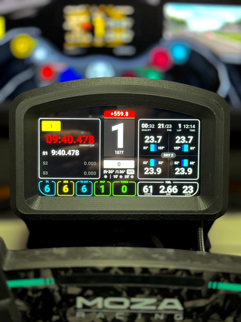 5" Vocore Sim Racing Display 3D Printed Case Simhub Compatible - Etsy