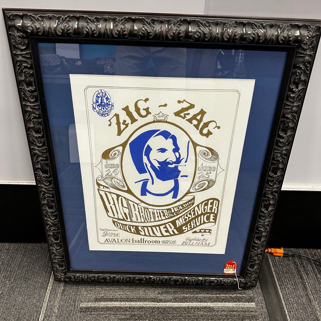 Zig Zag Man Big Brother & the Holding Company Framed Lithograph - Etsy