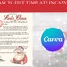 DIGITAL/PRINTABLE Editable Template Letter From Santa, Custom Santa ...