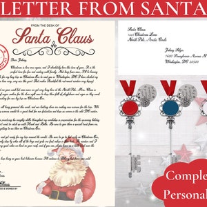 Personalized Santa Claus Letter 2023, Letter From the North Pole, Santa ...