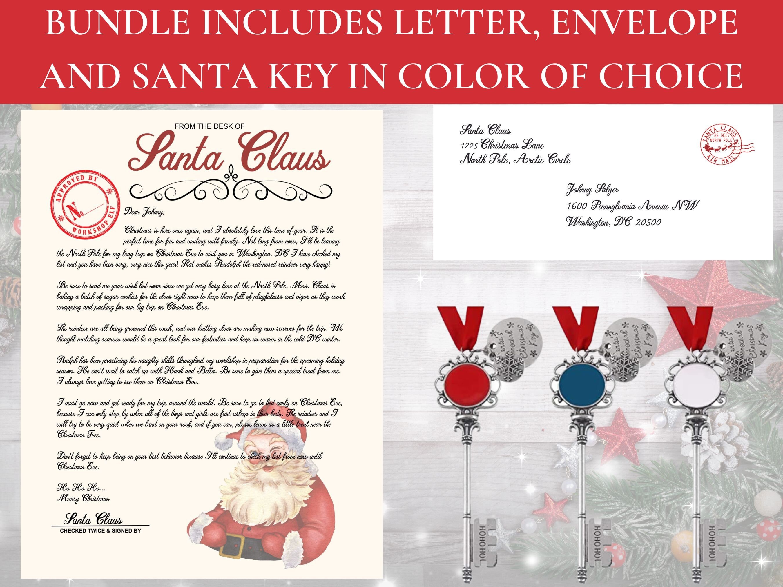 Personalized Santa Claus Letter 2023, Letter From the North Pole, Santa ...