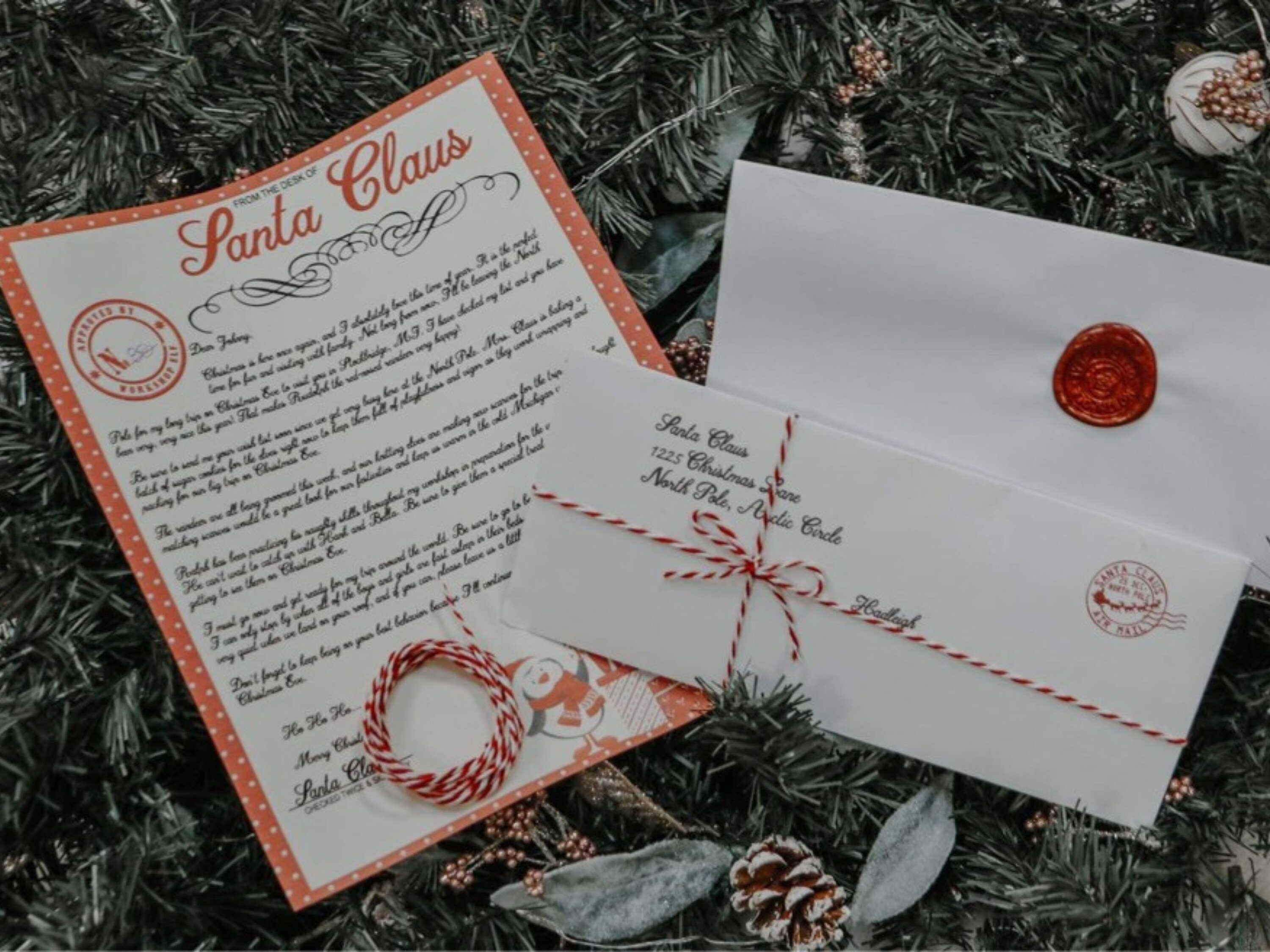 Personalized Santa Claus Letter 2023, Letter From the North Pole, Santa ...