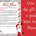 DIGITAL/PRINTABLE Editable Template Letter From Santa, Custom Santa ...