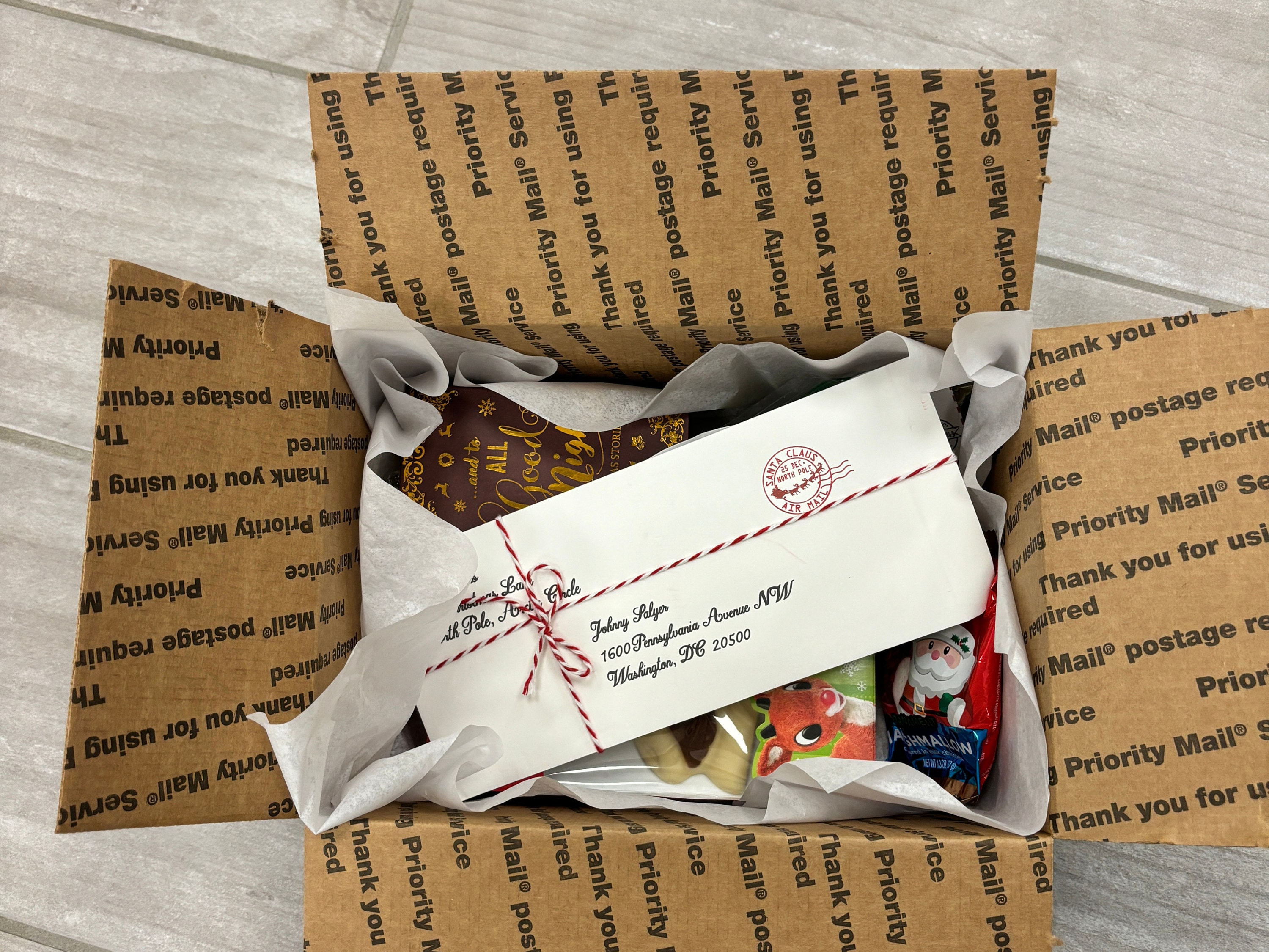 2025 Christmas Eve Box for Kids From Santa, Filled Christmas Eve Box ...