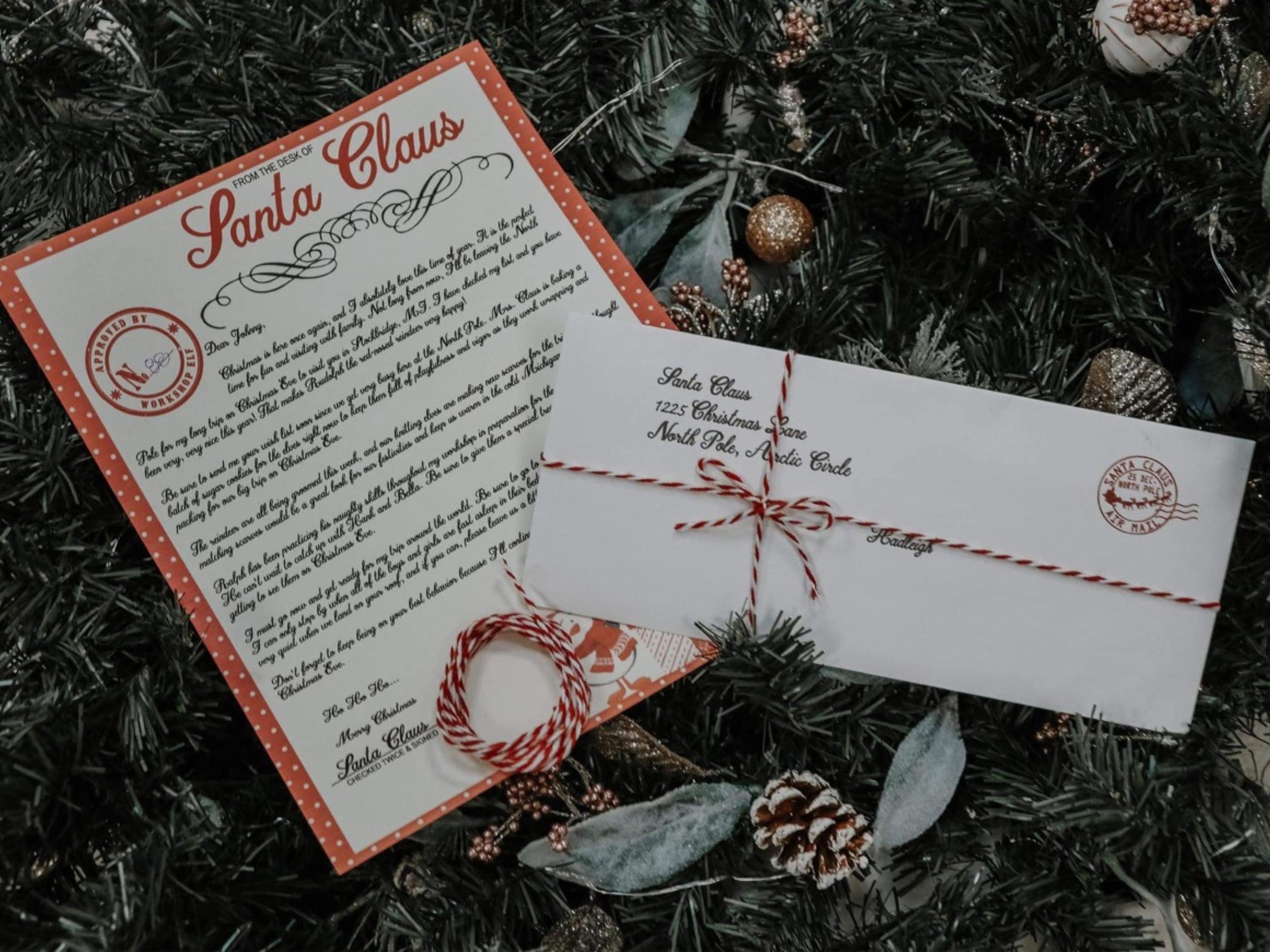 Personalized Santa Claus Letter 2023, Letter From the North Pole, Santa ...