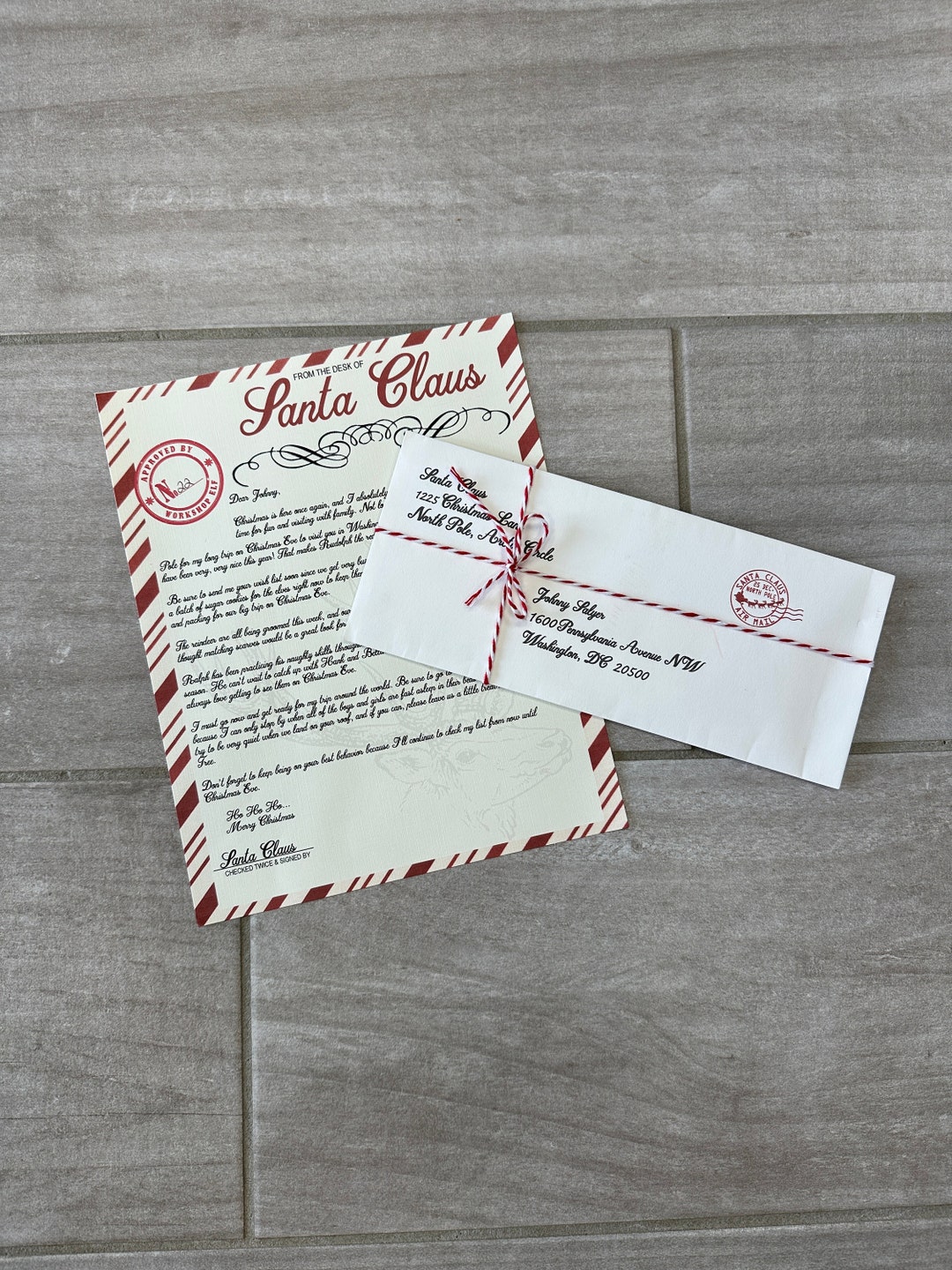 Personalized Santa Claus Letter 2023, Letter From the North Pole, Santa ...