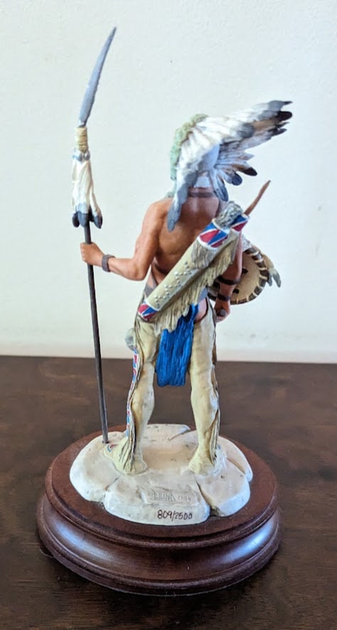 Native American Border Fine Arts DON POLLAND Sculpture Running Wolf Ltd ...
