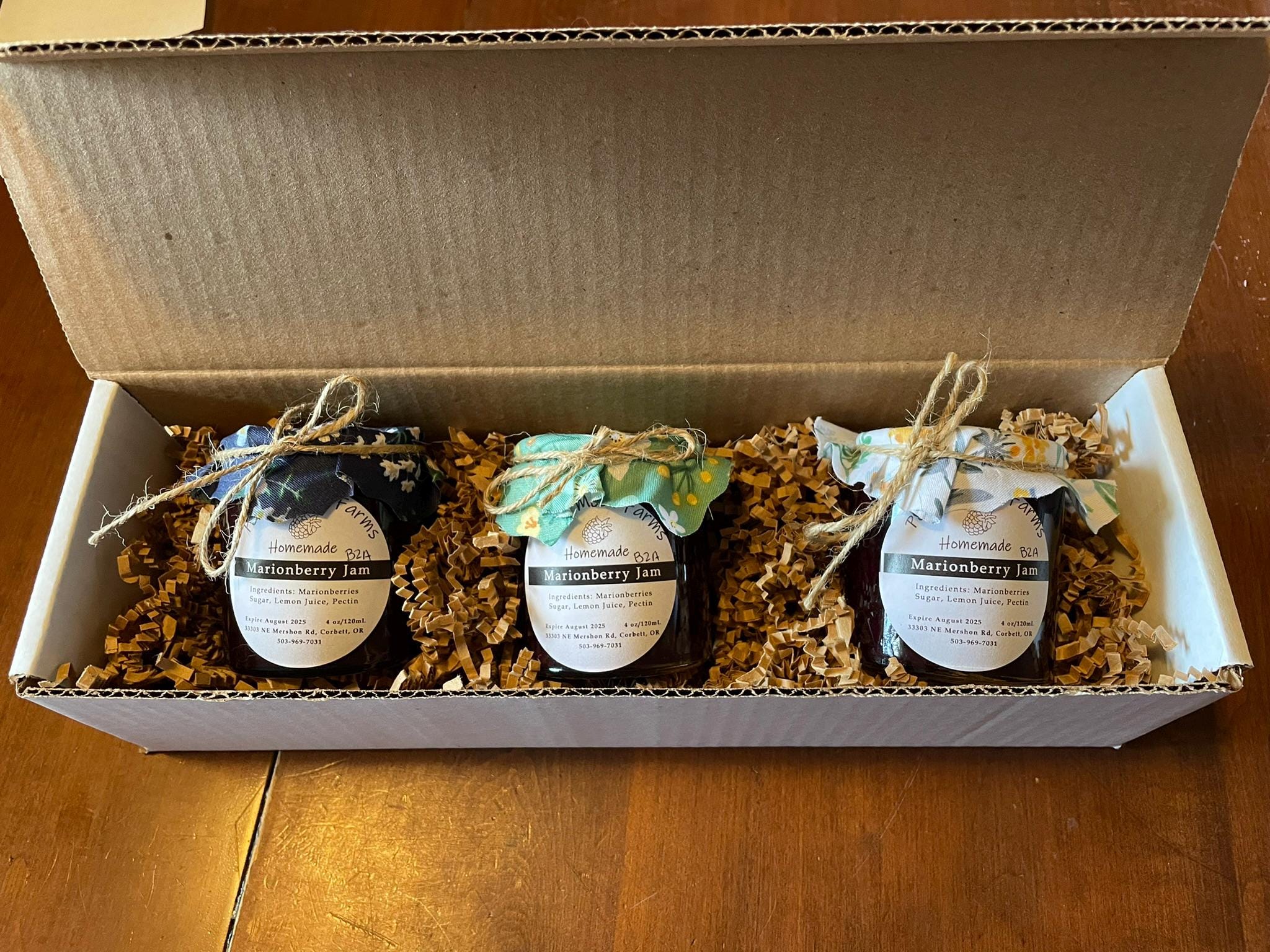 Pokey Moon Farms Gift Box 4 Oz Jars Set of 3 - Etsy