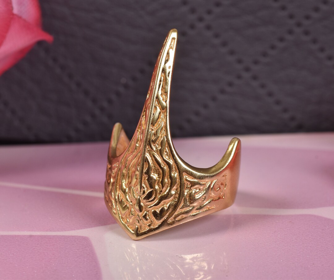 Archer Thumb Ring Handmade Silver Men Ring - Etsy
