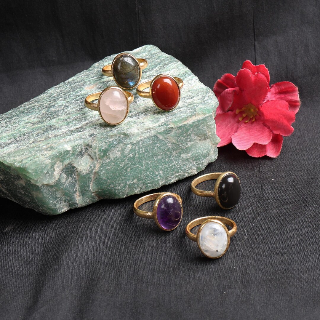 Mystery Pack of Rings, Gemstone Rings, Bulk Ring Lot, Wholesale Rings ...