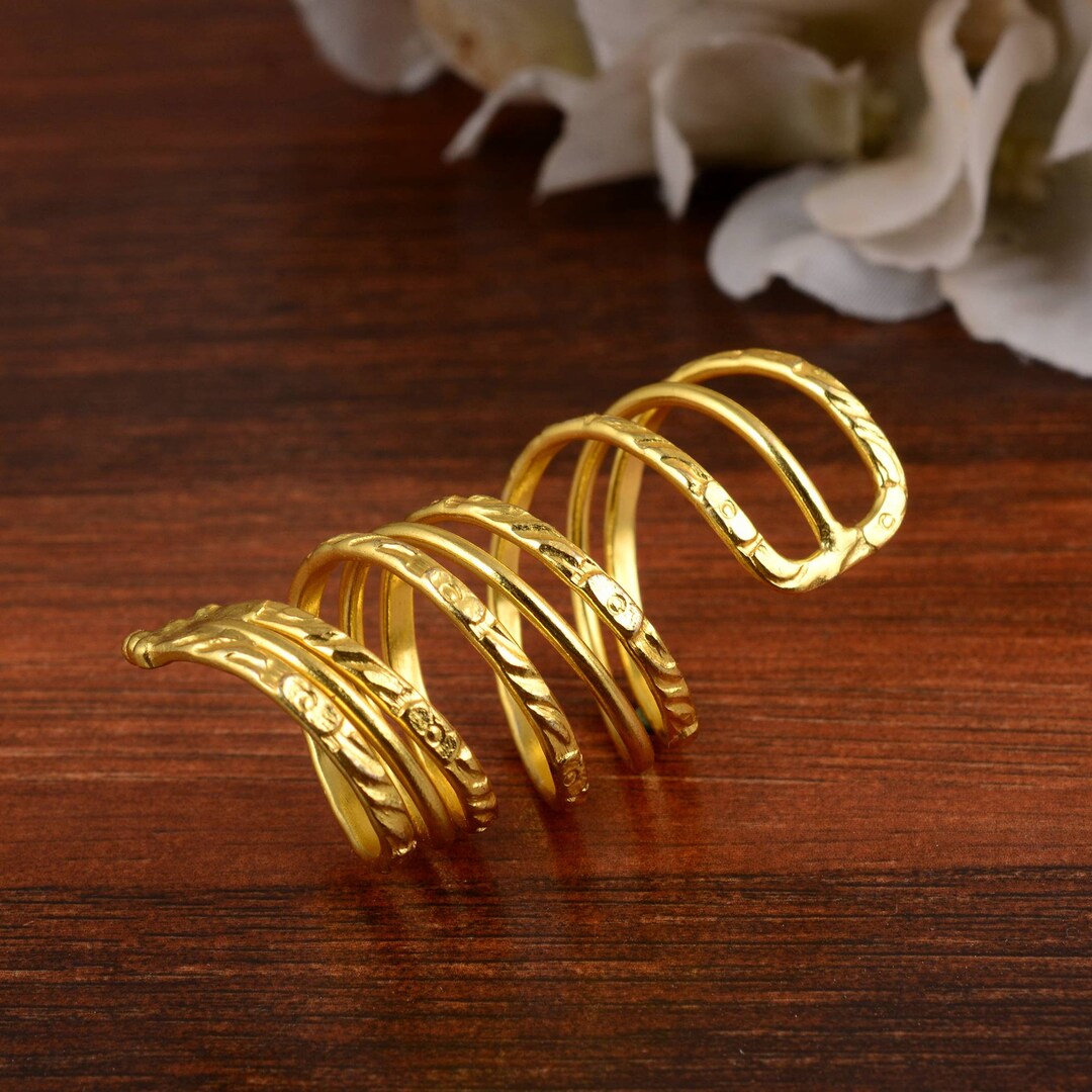 Lateral Deviation Arthritis Ring, Arthritis Finger Splint Ring, Brass ...