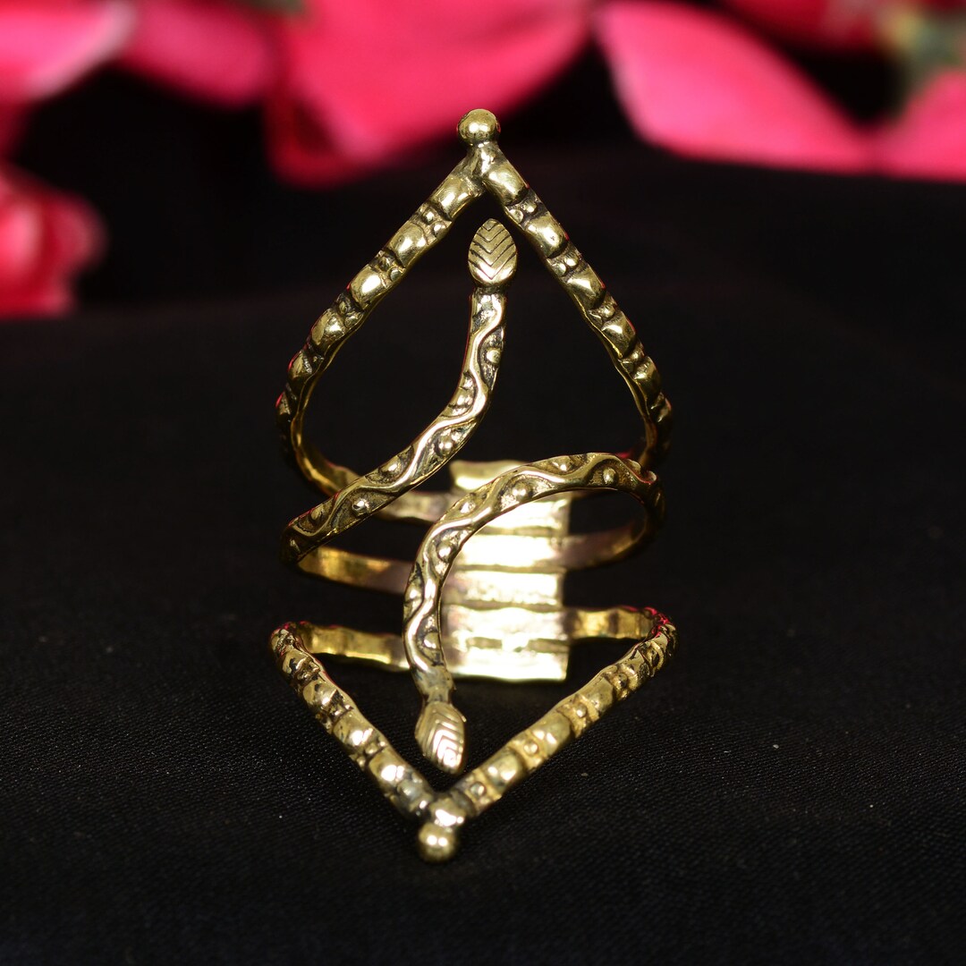 Arthritis Thumb Splint for the Both Joints Ring, Handmade Ring, Brass ...