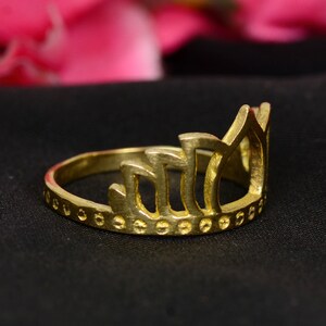 SALE Sterling Silver Lotus Crown Ring / Lotus Flower Ring / Divine ...