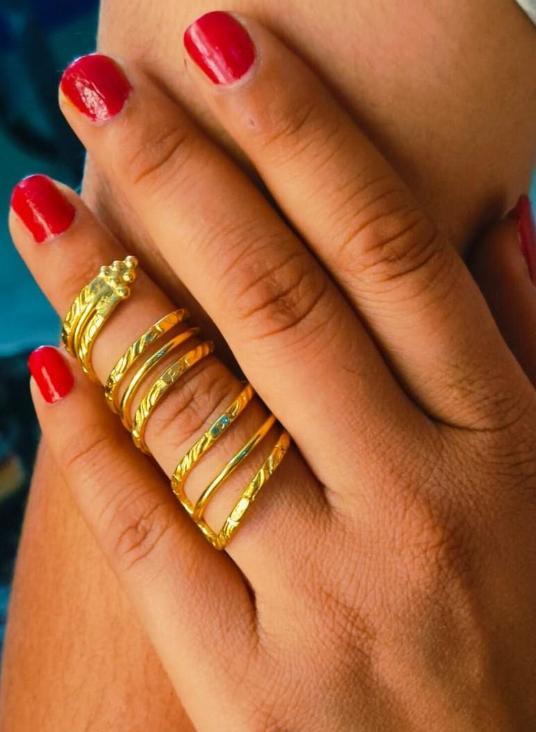Lateral Deviation Arthritis Ring, Arthritis Finger Splint Ring, Brass ...