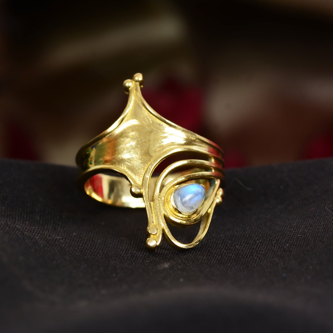 Beautiful Handmade Moonstone Ring, 925 Silver Ring, Moonstone Jewelry ...