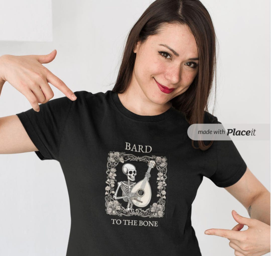 Bard to the Bone - Unisex Softstyle Funny TTRPG Gamingt-shirt Dandd ...