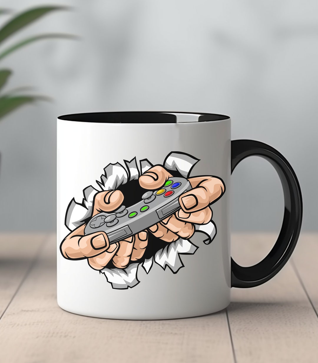 Game Controller Mug Gamer Coffee Tea Mug Video Game Gift Birthday Gift ...