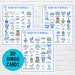 Baby Boy Bingo Game Instant Digital Download, Boy Baby Shower Bingo ...