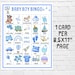 Baby Boy Bingo Game Instant Digital Download, Boy Baby Shower Bingo ...