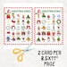 Christmas Bingo, 50 Christmas Bingo Cards, Christmas Activity, Kids ...