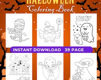 Halloween Bingo Halloween Bingo Game Halloween Activity for - Etsy