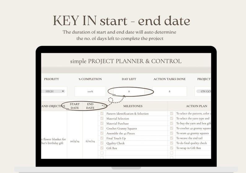 Task Tracker Googlesheet Template Simple Easy That Help to Plan, Track ...