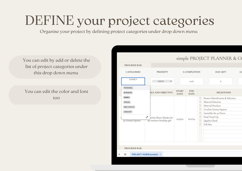 Task Tracker Googlesheet Template Simple Easy That Help to Plan, Track ...