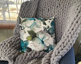 Chunky Knit Blankets Chunky Knit Throw Super Chunky Blanket - Etsy