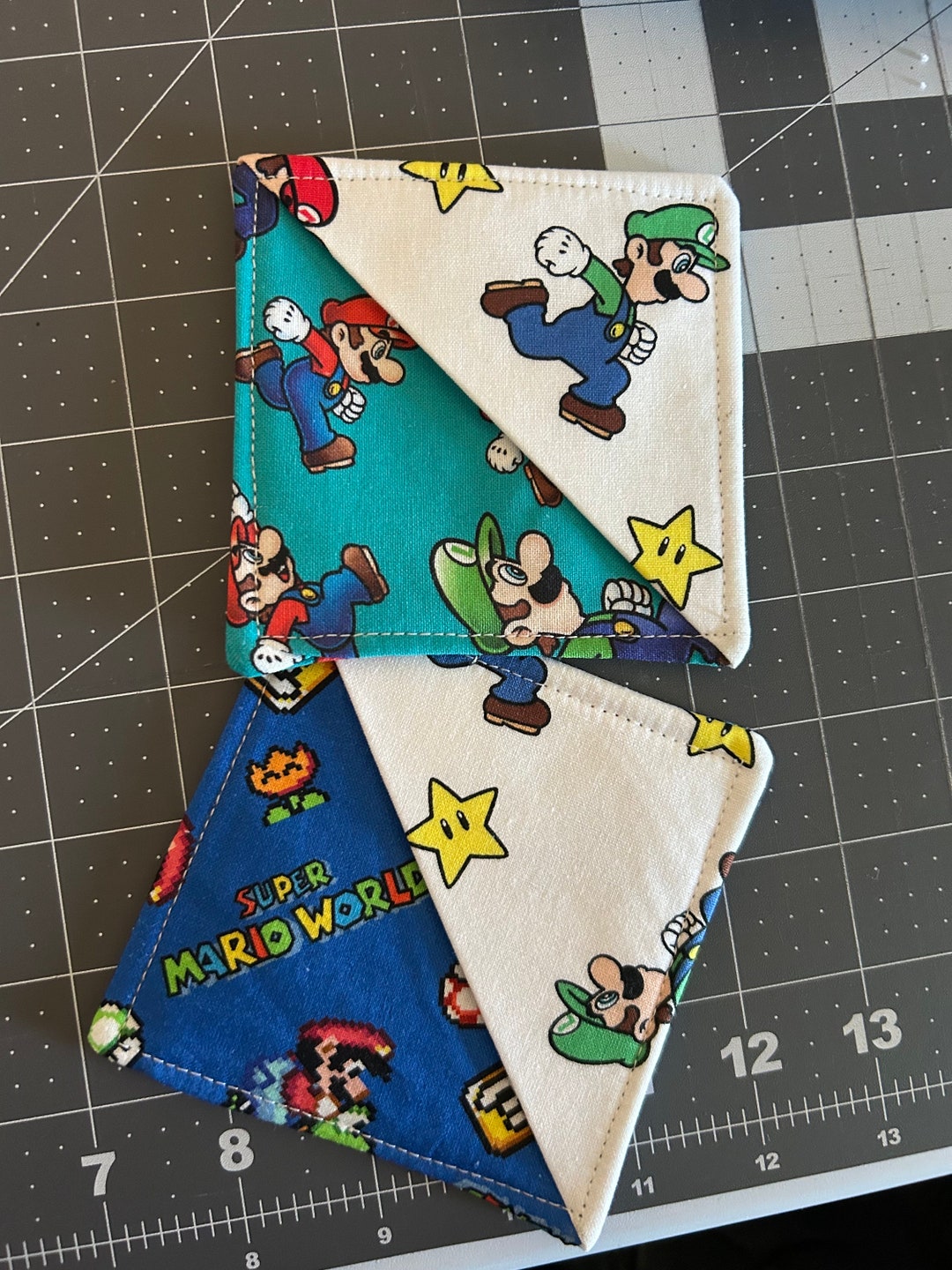Super Mario Quilted Bookmarks - Etsy