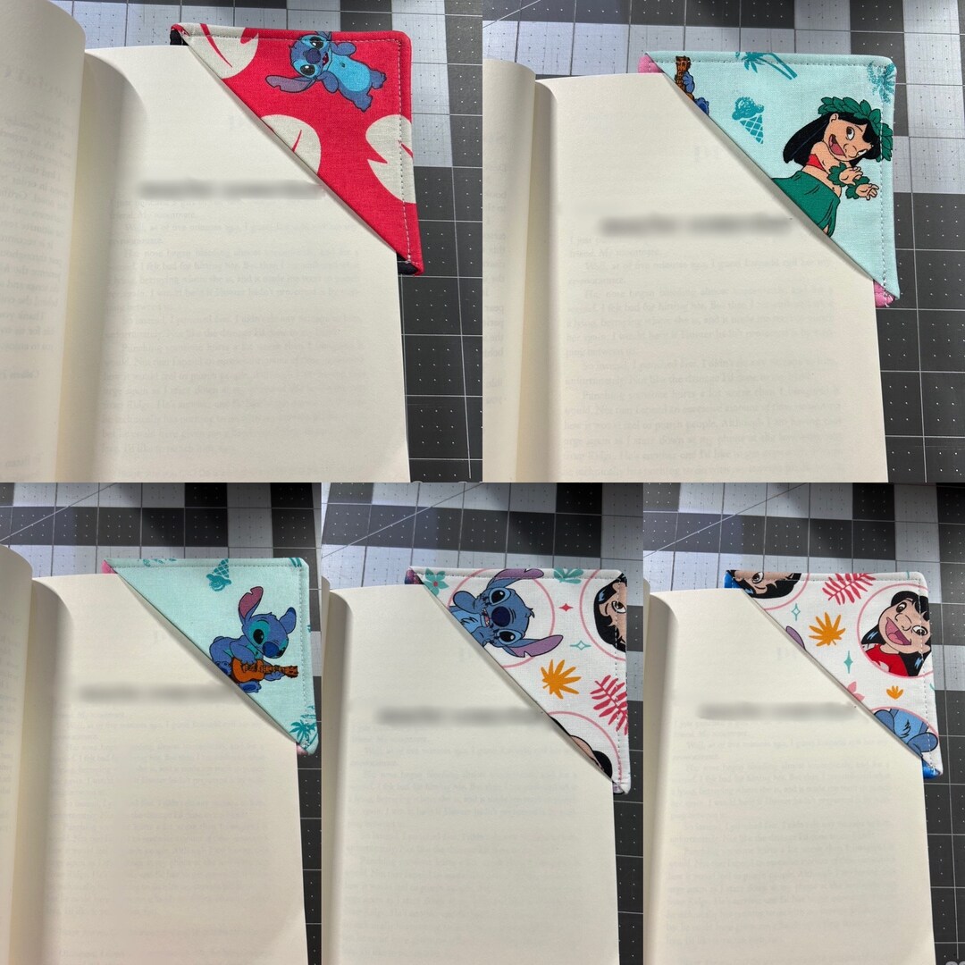 Lilo and Stitch Quilted Bookmarks - Etsy