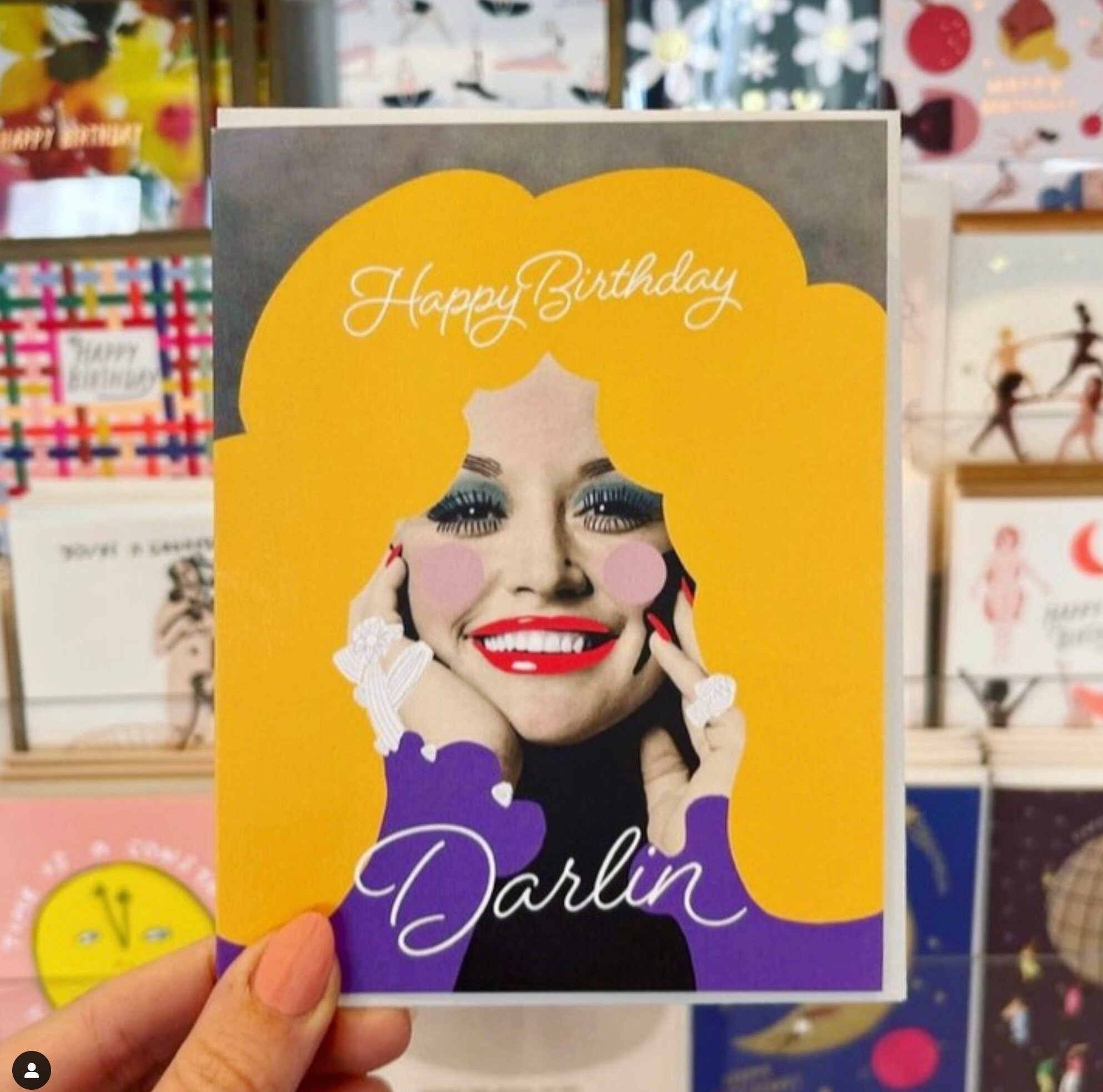 Happy Birthday, Darlin! Dolly Parton Birthday Card - Etsy