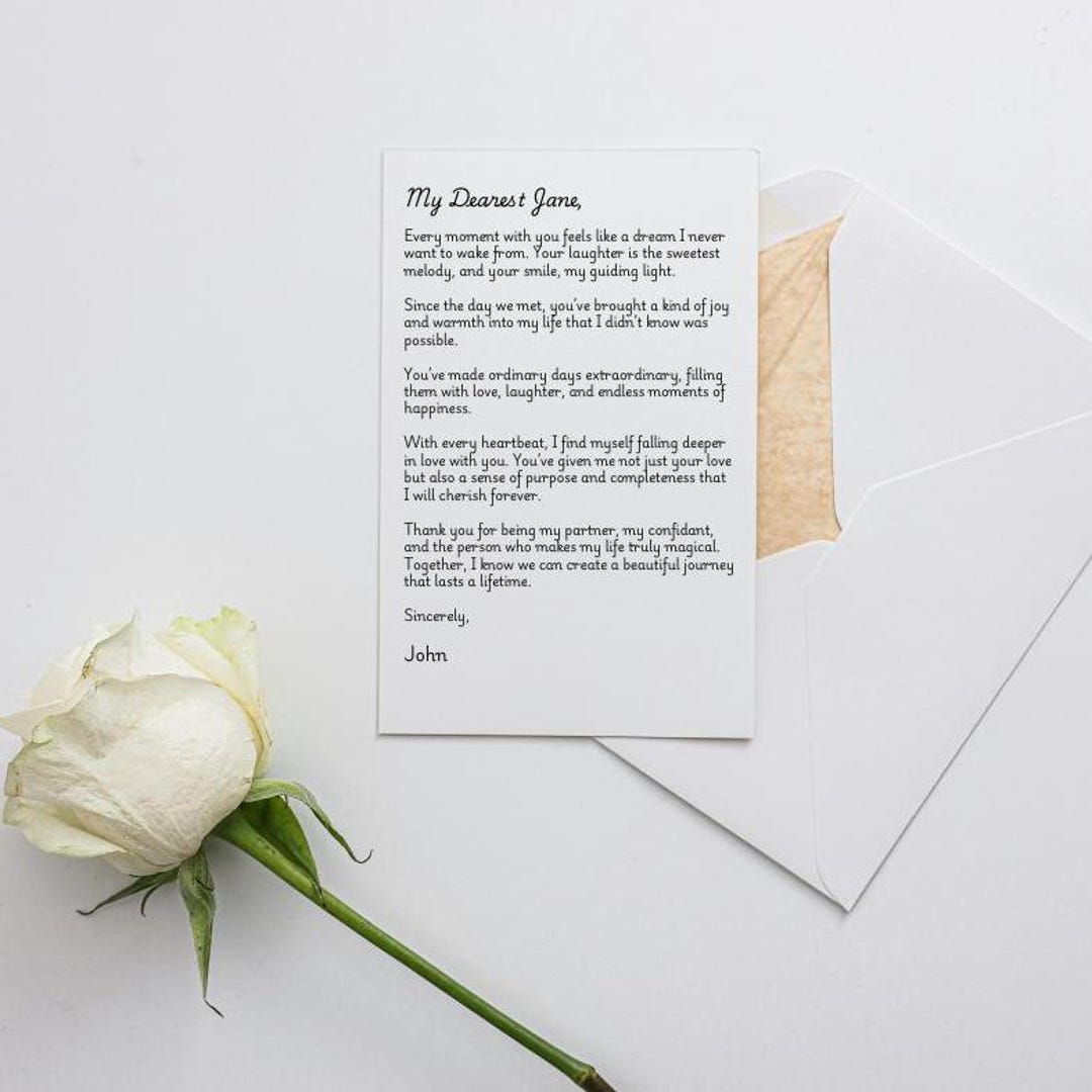 8 Love Letters for Valentine’s Day – Romantic, Heartfelt, and ...