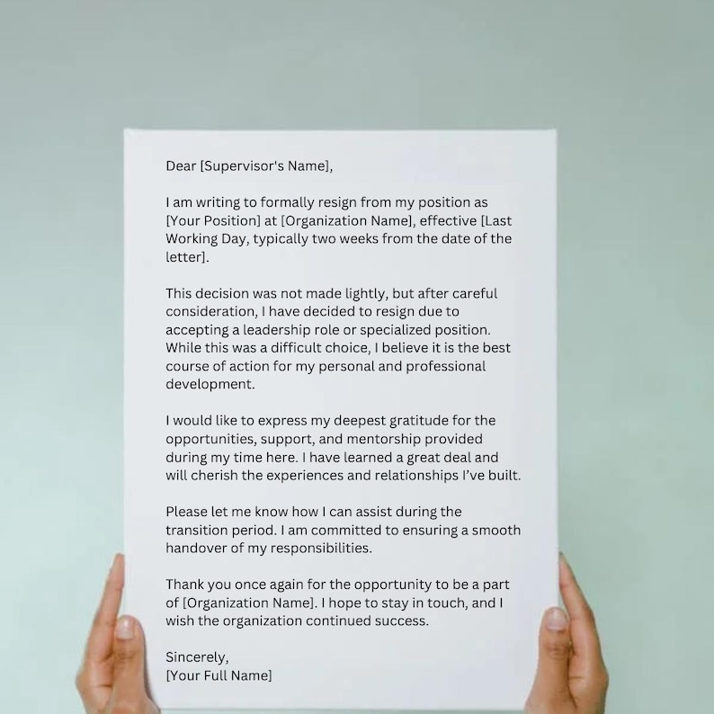 27 Physician Resignation Letter. Resignation Letter Template. Instant ...