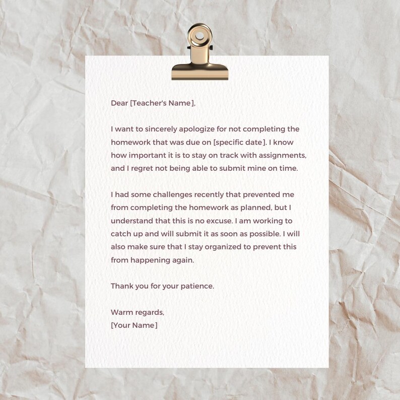 28 Apology Letters for Students. Student Apology Letters. Editable ...