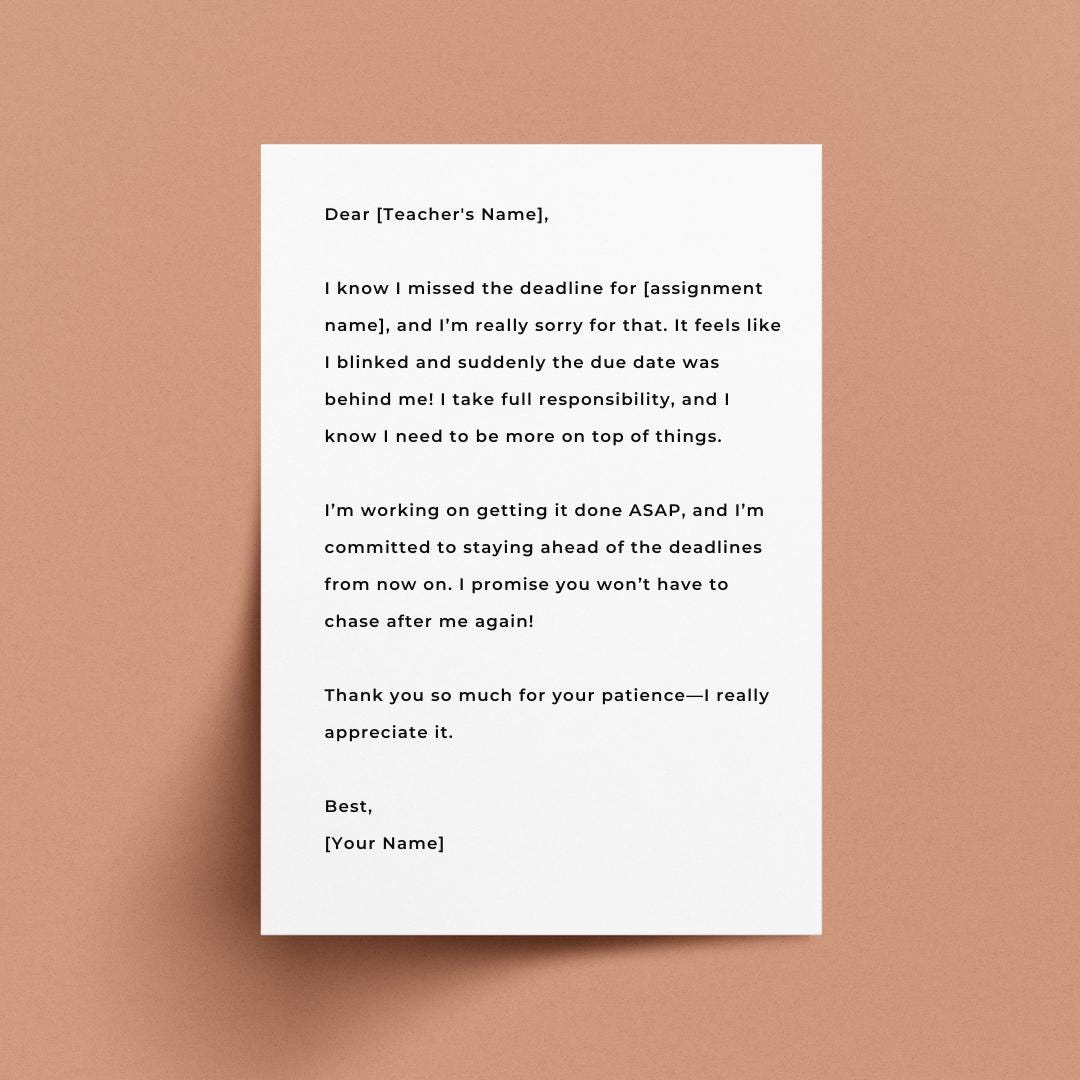 28 Apology Letters for Students. Student Apology Letters. Editable ...