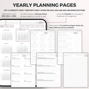 Adhd Digital Planner Goodnotes 2024 2025 iPad Journal Calendar for Goal ...