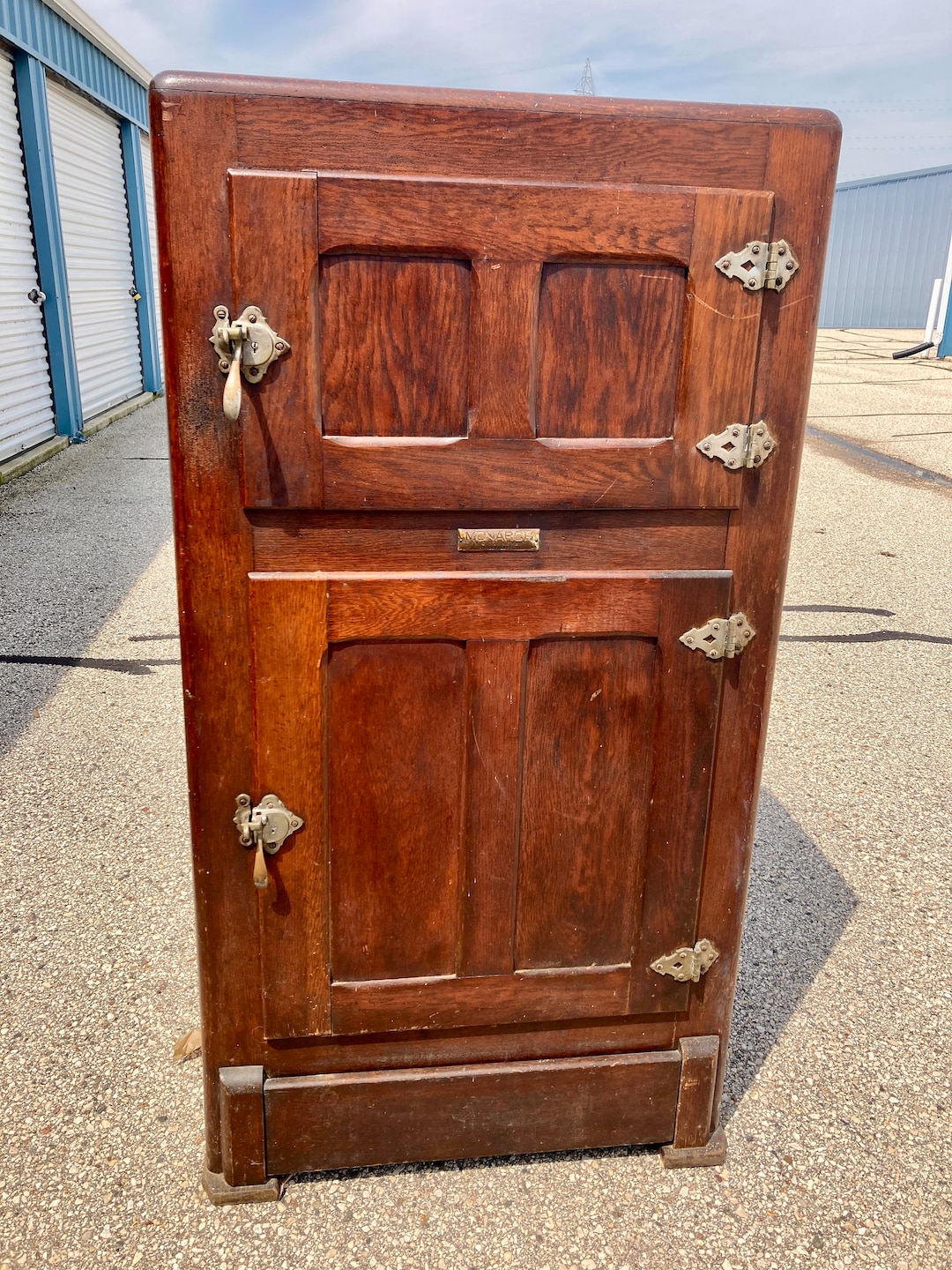 Wonderful Pre-wwi Monarch Antique Ice Box - Etsy