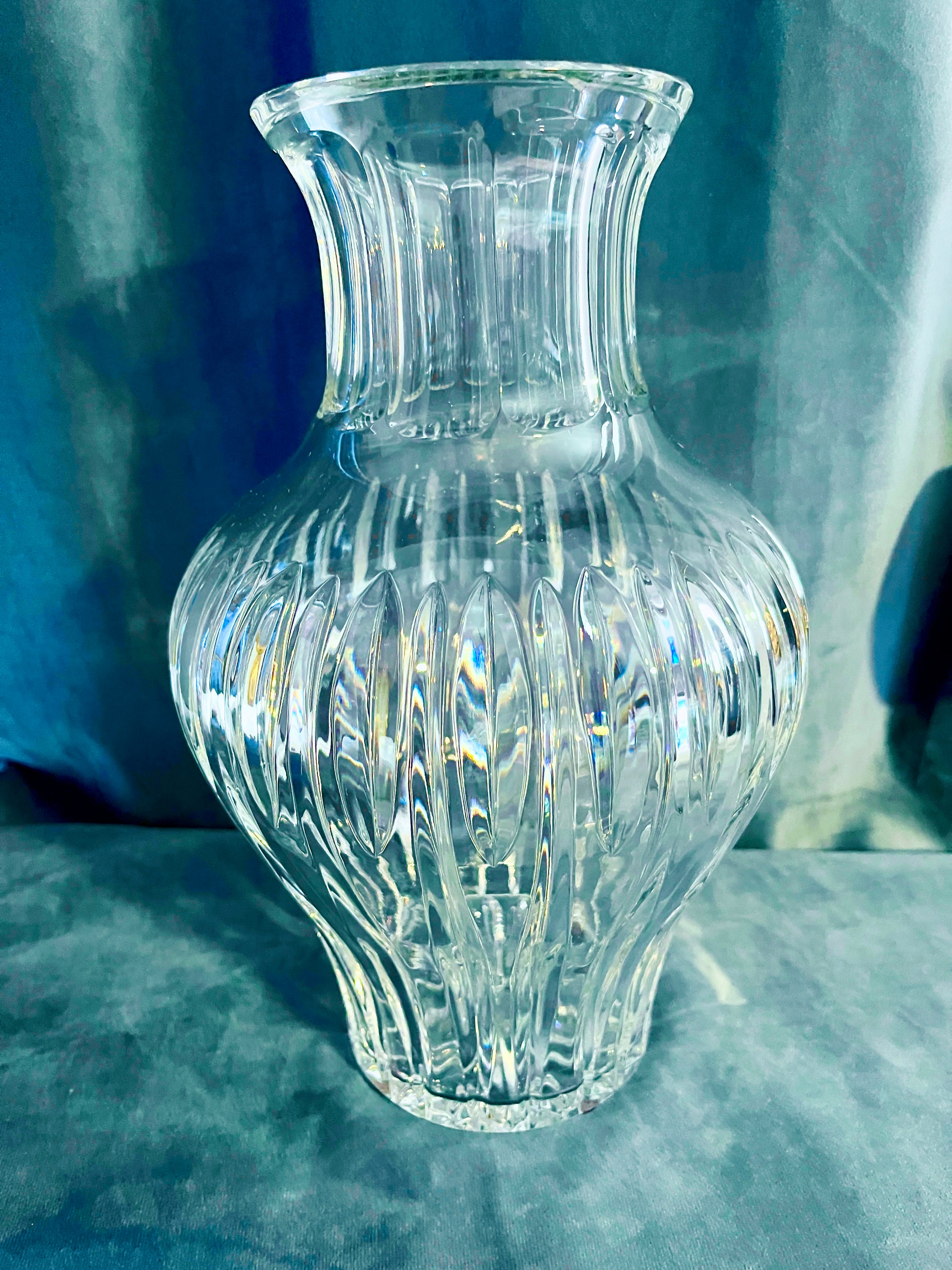 Monumental, Gorgeous Waterford Sheridan Irish Crystal Vase. Rare Size ...
