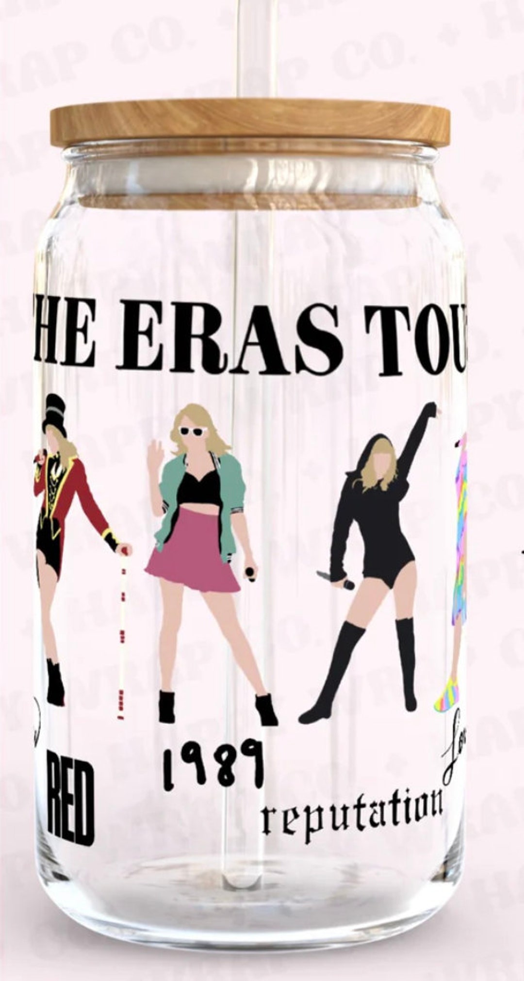 Taylor Swift Eras Tour Glass Cup, Eras Tour Gifts, Taylor Swift Gifts ...