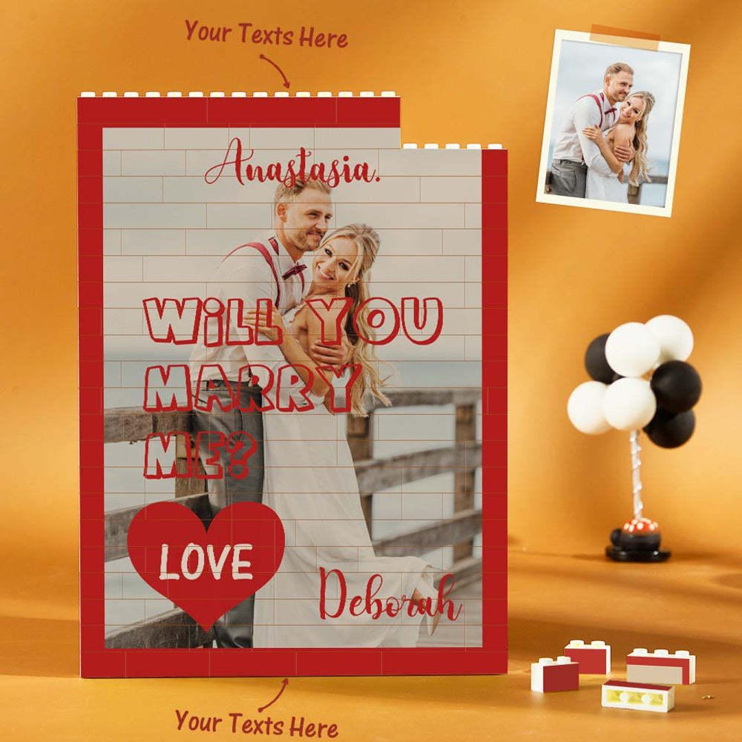 Custom Building Block Puzzle Vertical Building Photo Brick Will You ...