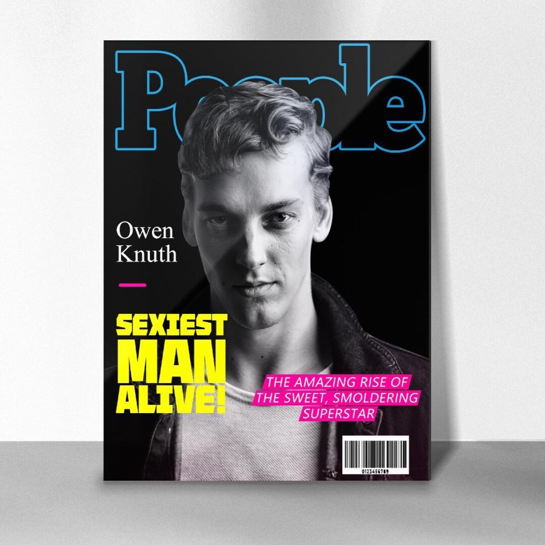 Custom Photo People Magazine Cover Plaque Gift for Boyfriend - Etsy