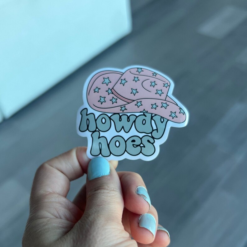 Howdy Sticker, Cowgirl Sticker Collection, Stickers for Her, Stanley ...
