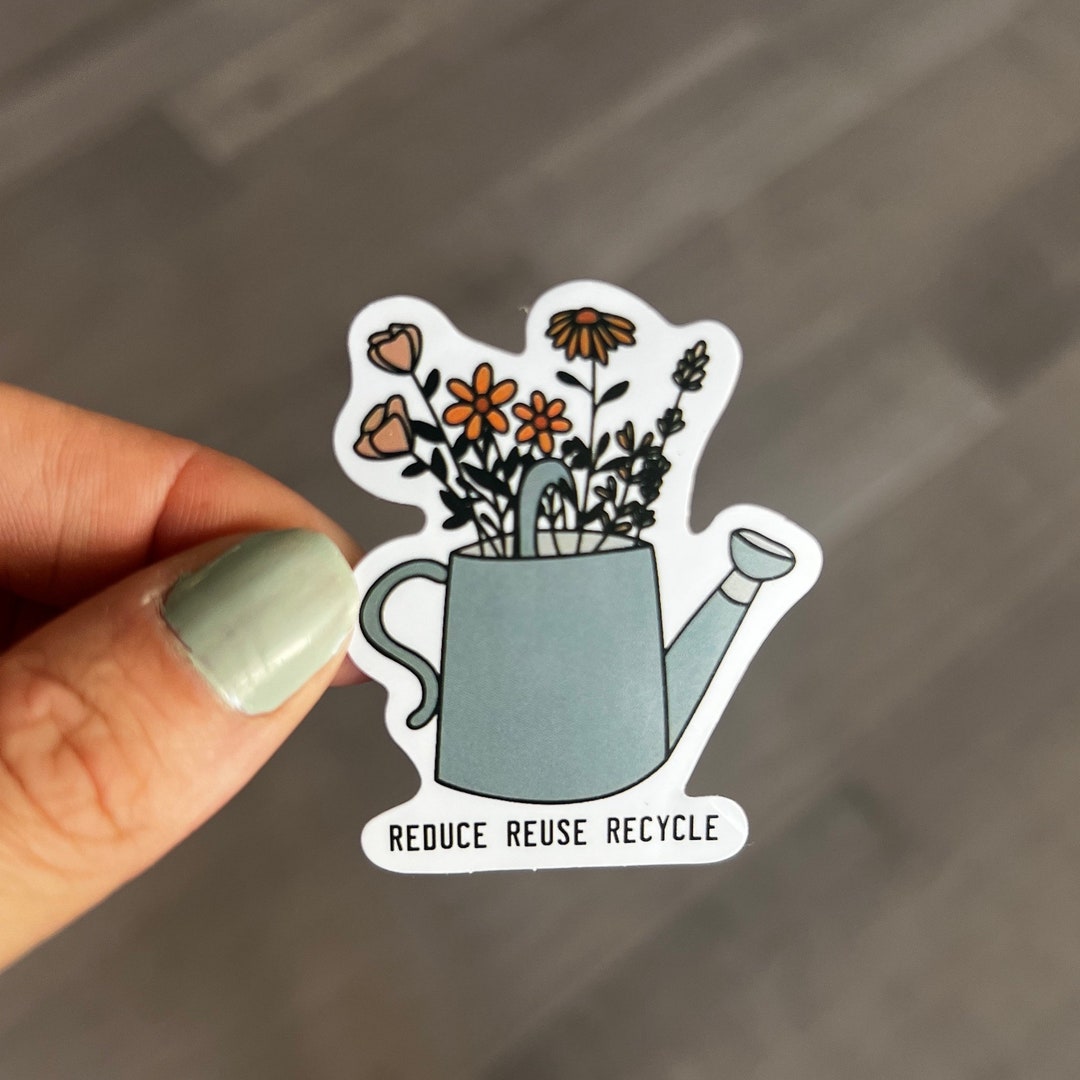 Reduce Reuse Recycle Sticker Nature Lover Tumbler Sticker - Etsy