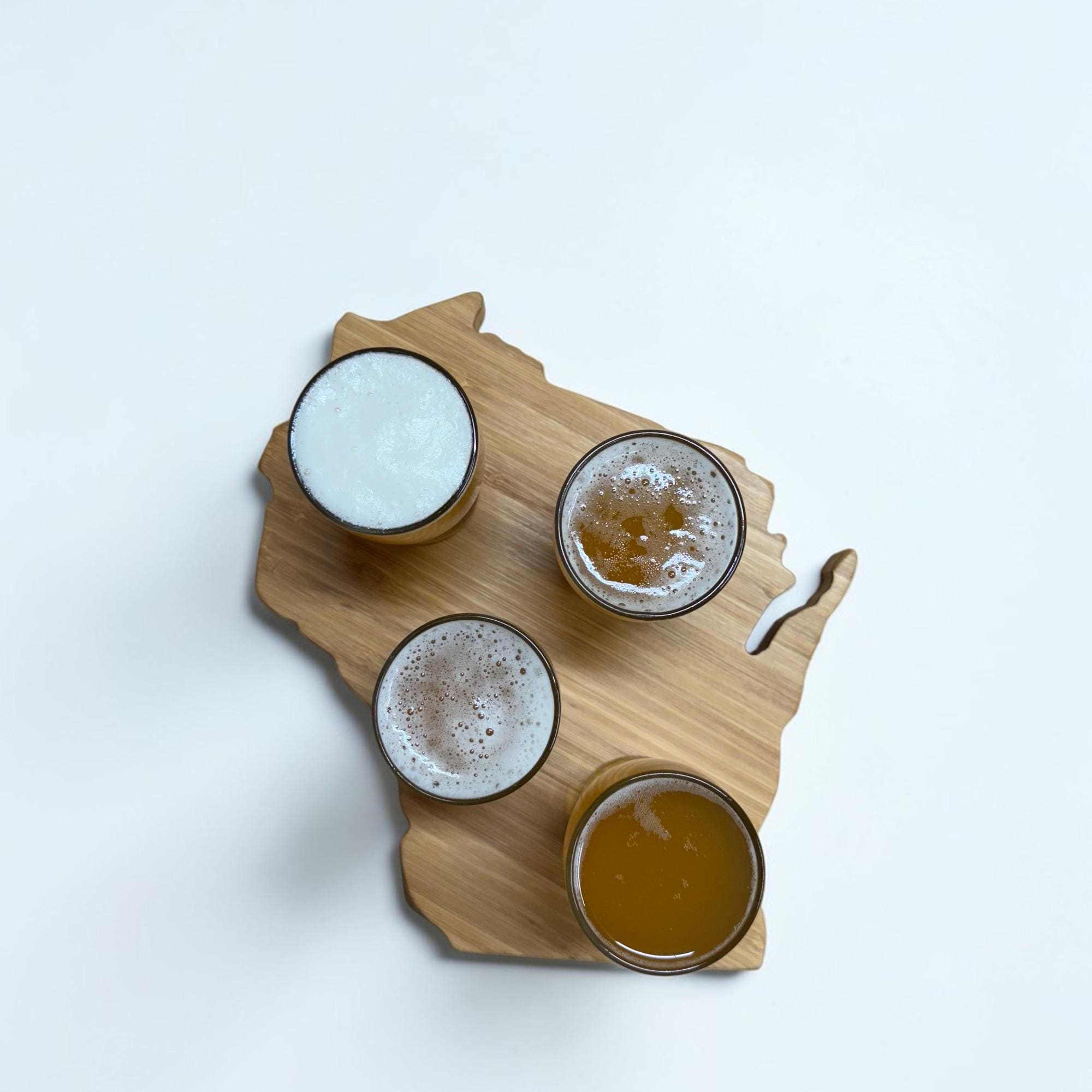 Personalized Beer Flight Board – Custom State Beer Tasting Gift ...