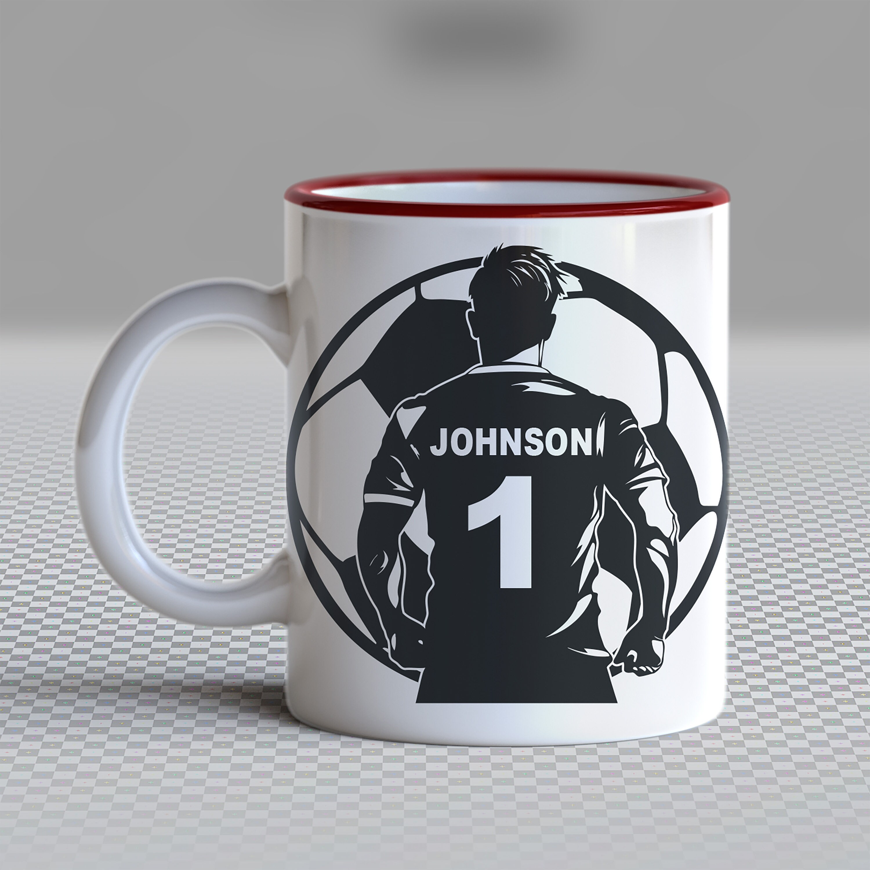 Custom Soccer Player SVG | Personalized Name & Number (digital Download ...