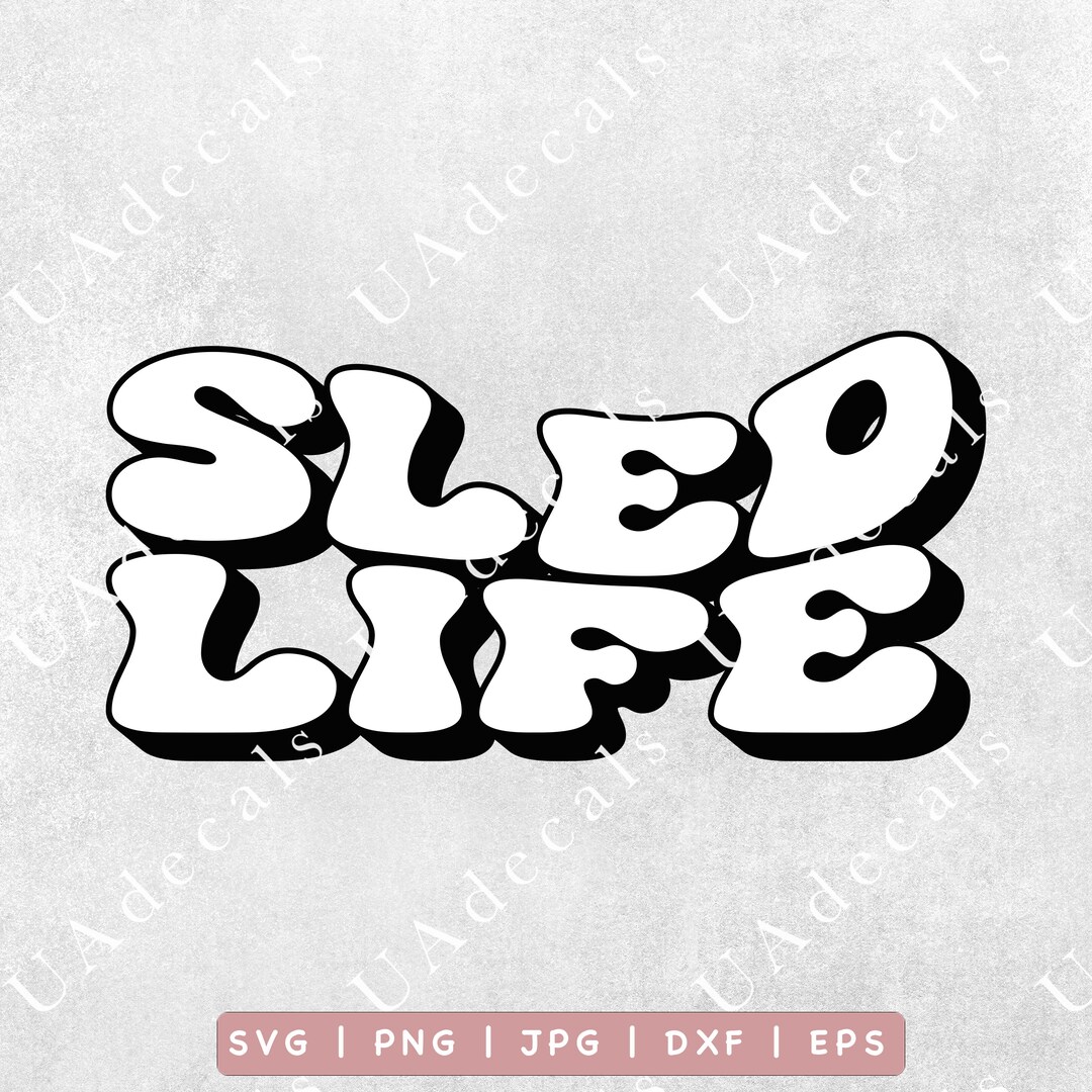 Sled Life SVG Funny Sled Life Quotes Svg, Sledding Svg, SVG Files for ...